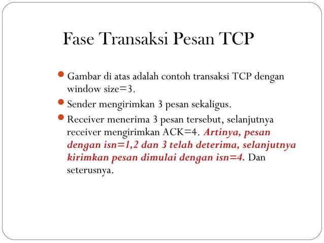 pemecahan masalah transport layer tcp udp | PPT