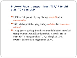 pemecahan masalah transport layer tcp udp | PPT