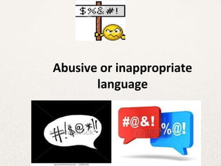 Inappropriate language.pptx