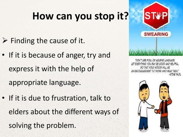 Inappropriate language.pptx | Family and Relationships