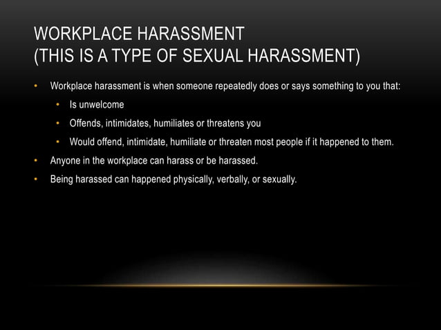 Inappropriate workplace behaviors | PPT
