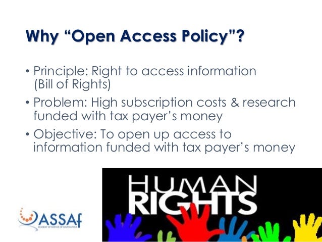 Open Access Policy driving Access to Research - Ina Smith