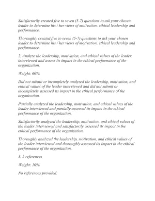 In Assignment 3 Using Leadership To Improve | Pdf