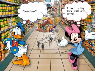 In a supermarket | PPTX