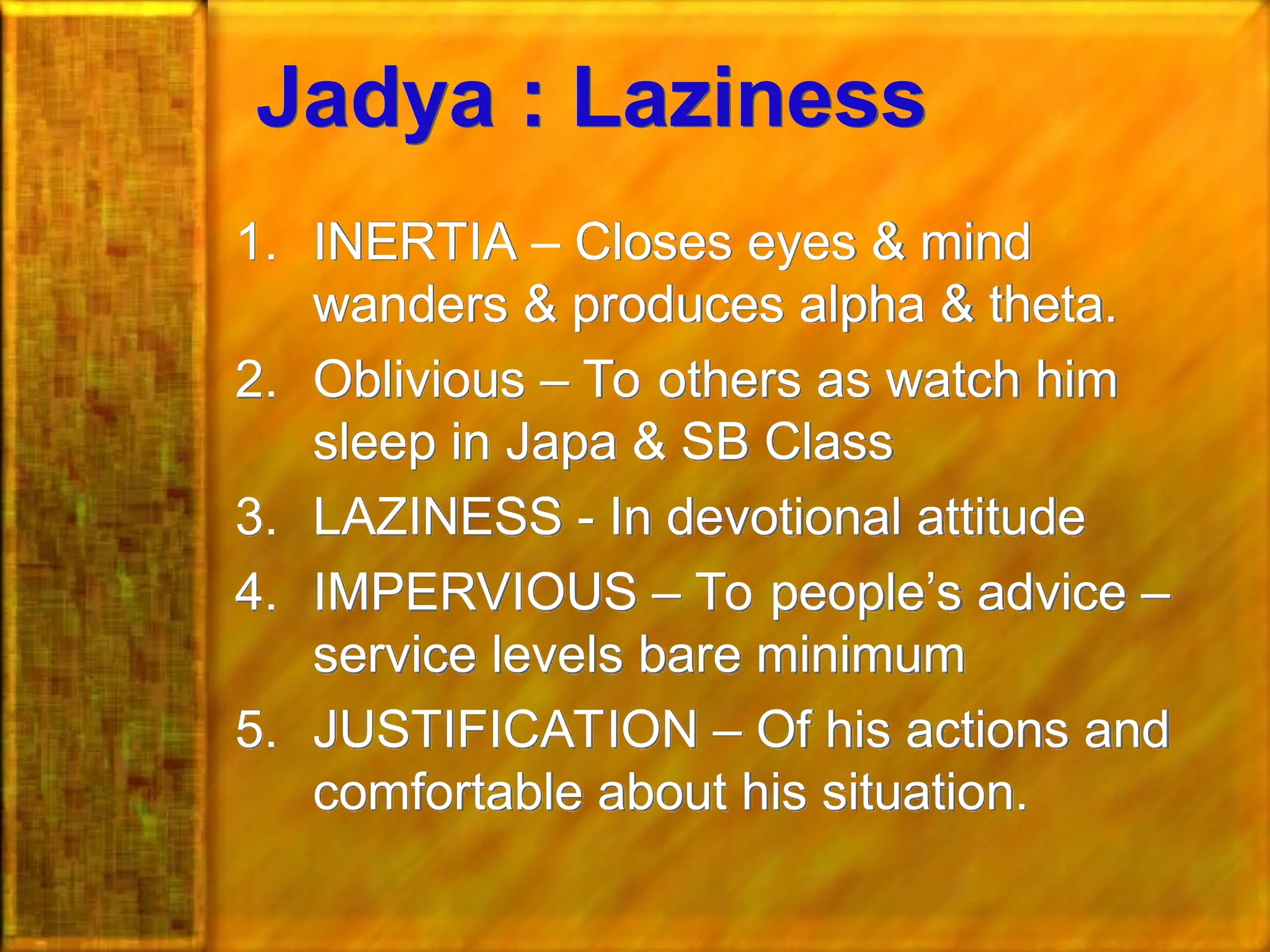 Inattentive-Chanting of Holy Names of Krishna | PPT