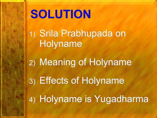 Inattentive-Chanting of Holy Names of Krishna | PPT