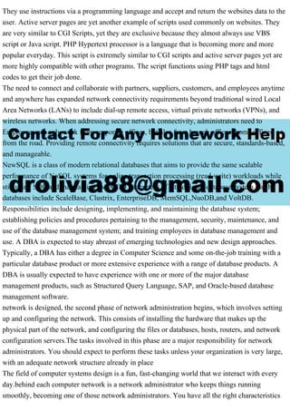 In a typical organization, databases and communications technology a.pdf