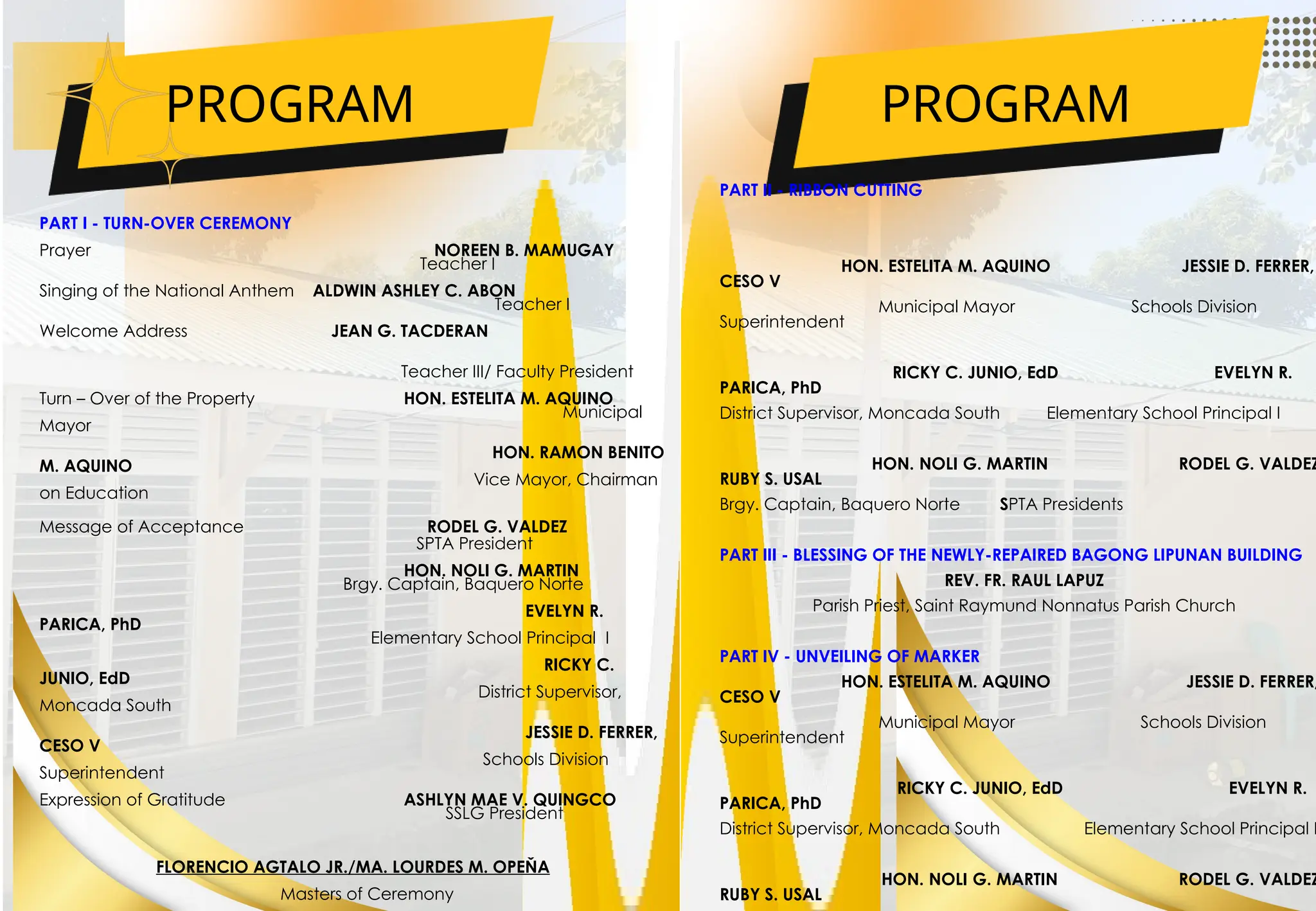 Blessing, Turn0ver Ceremony and Inauguratin.pptx