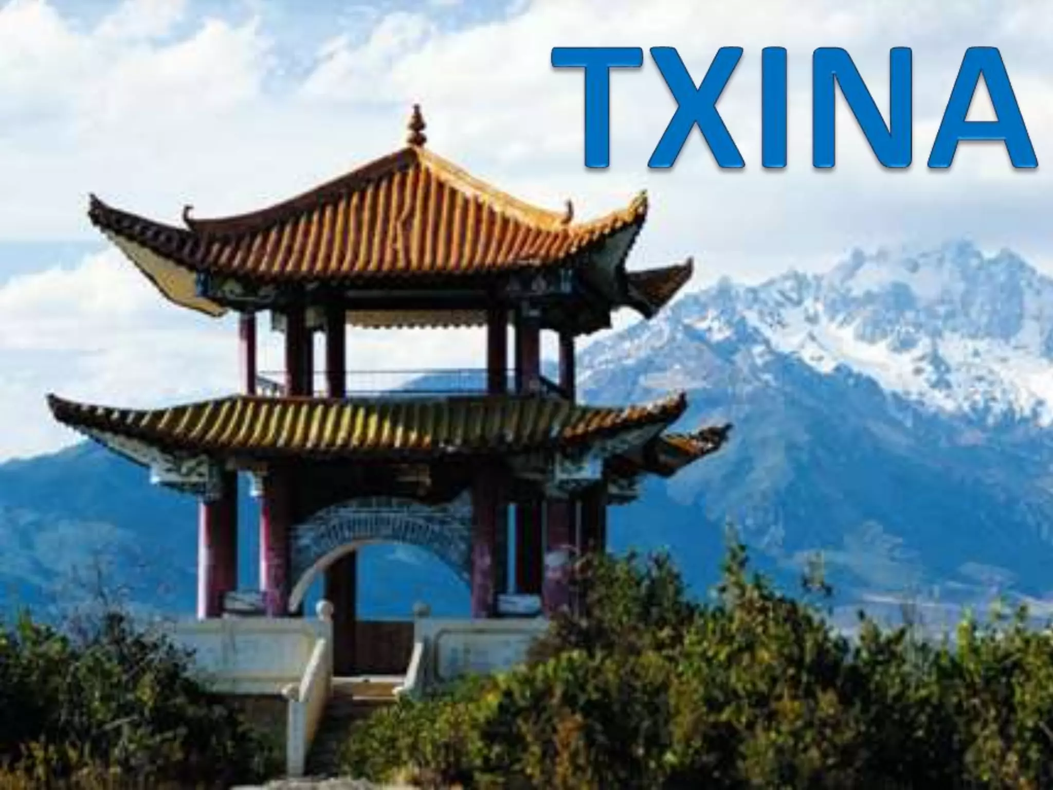 Inauterietarako eskulanak- Txina | PPT