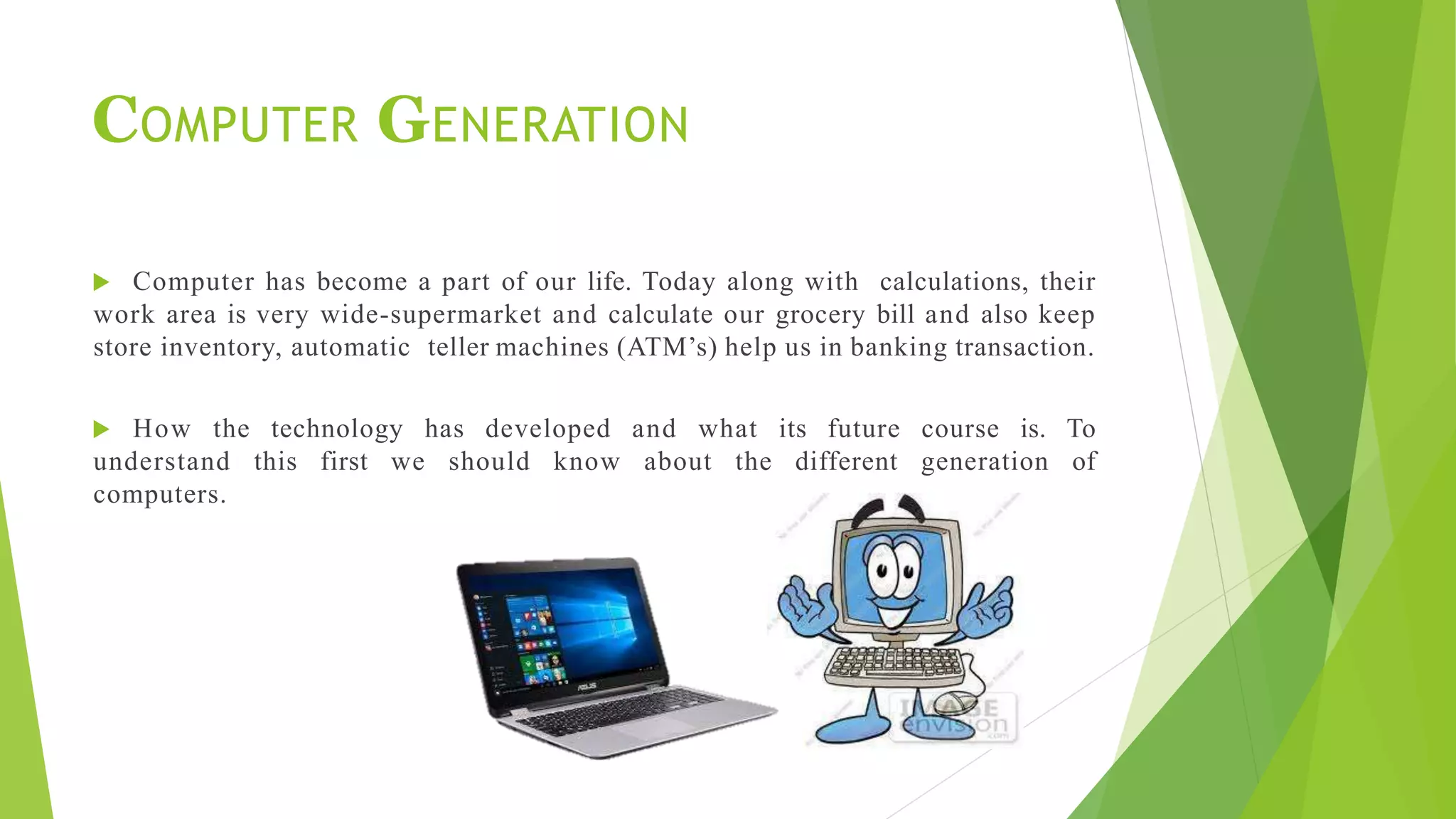 Generation of computer by Inayat ur rehman | PPT