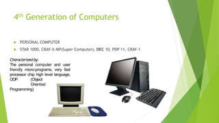 Generation of computer by Inayat ur rehman | PPT
