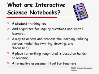 Interactive Science Notebook Full Version | PPT