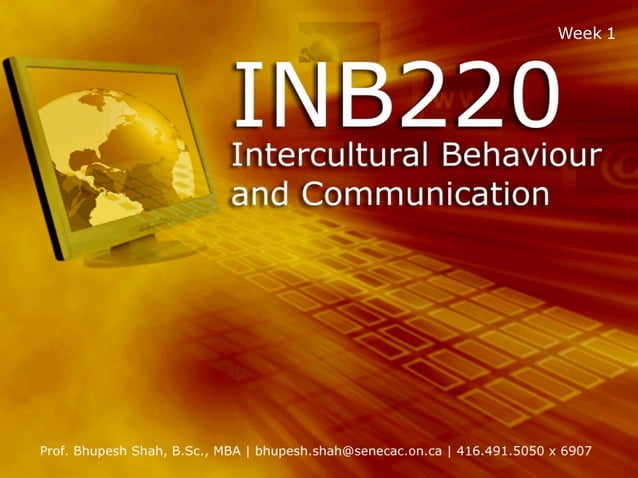 Inb220 tt week 1 ch 1 intro and what is ob | PPT