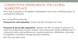 INB 372 chapter THE STRATEGY OF INTERNATIONAL BUSINESS | PPT