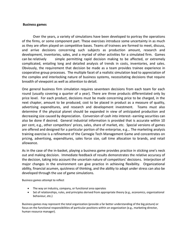 In basket technique | DOCX