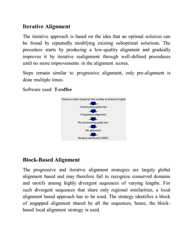 multiple sequence alignment | PDF