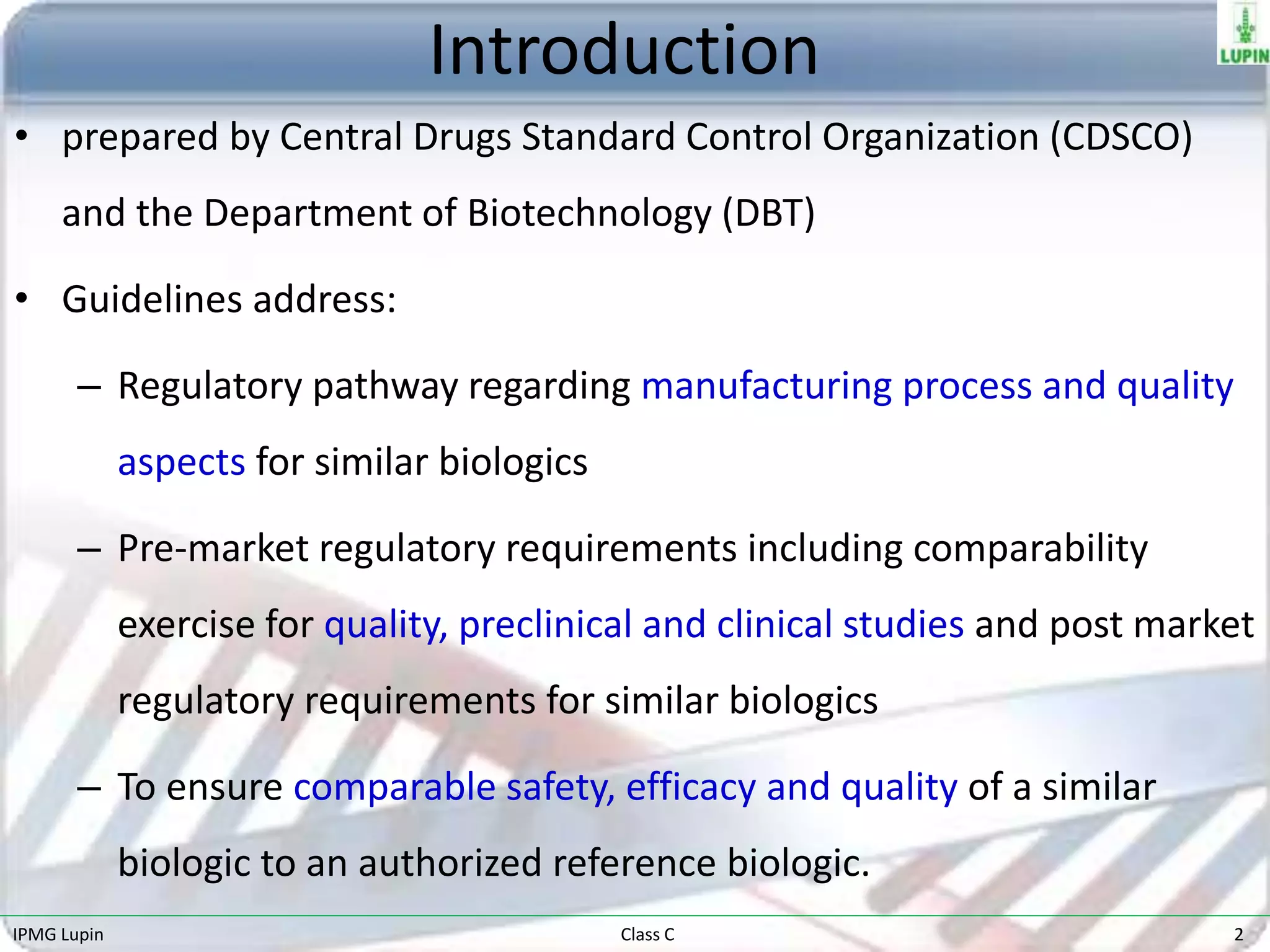 IN Biosimilar Guidelines_Feb 17, 2014.pptx