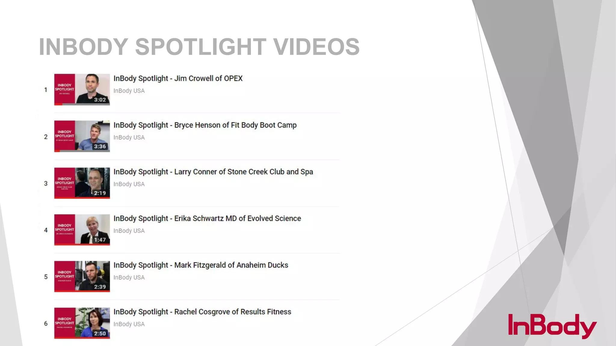 InBody Value Proposition | Body Composition Analysis | PDF