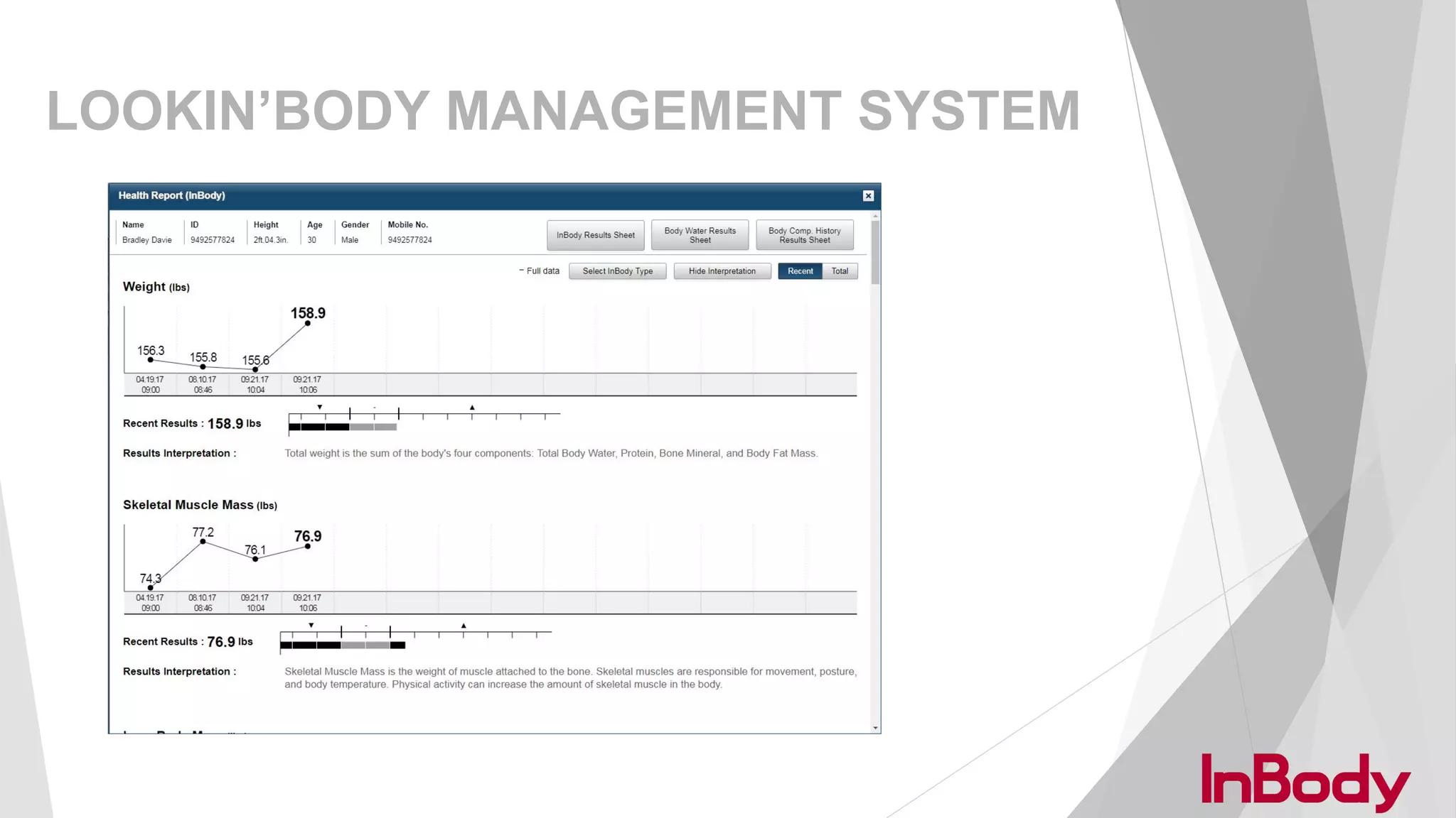 InBody Value Proposition | Body Composition Analysis | PDF