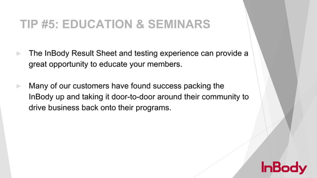 InBody Value Proposition | Body Composition Analysis | PDF