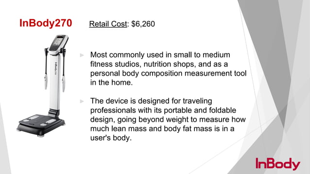 InBody Value Proposition | Body Composition Analysis | PDF