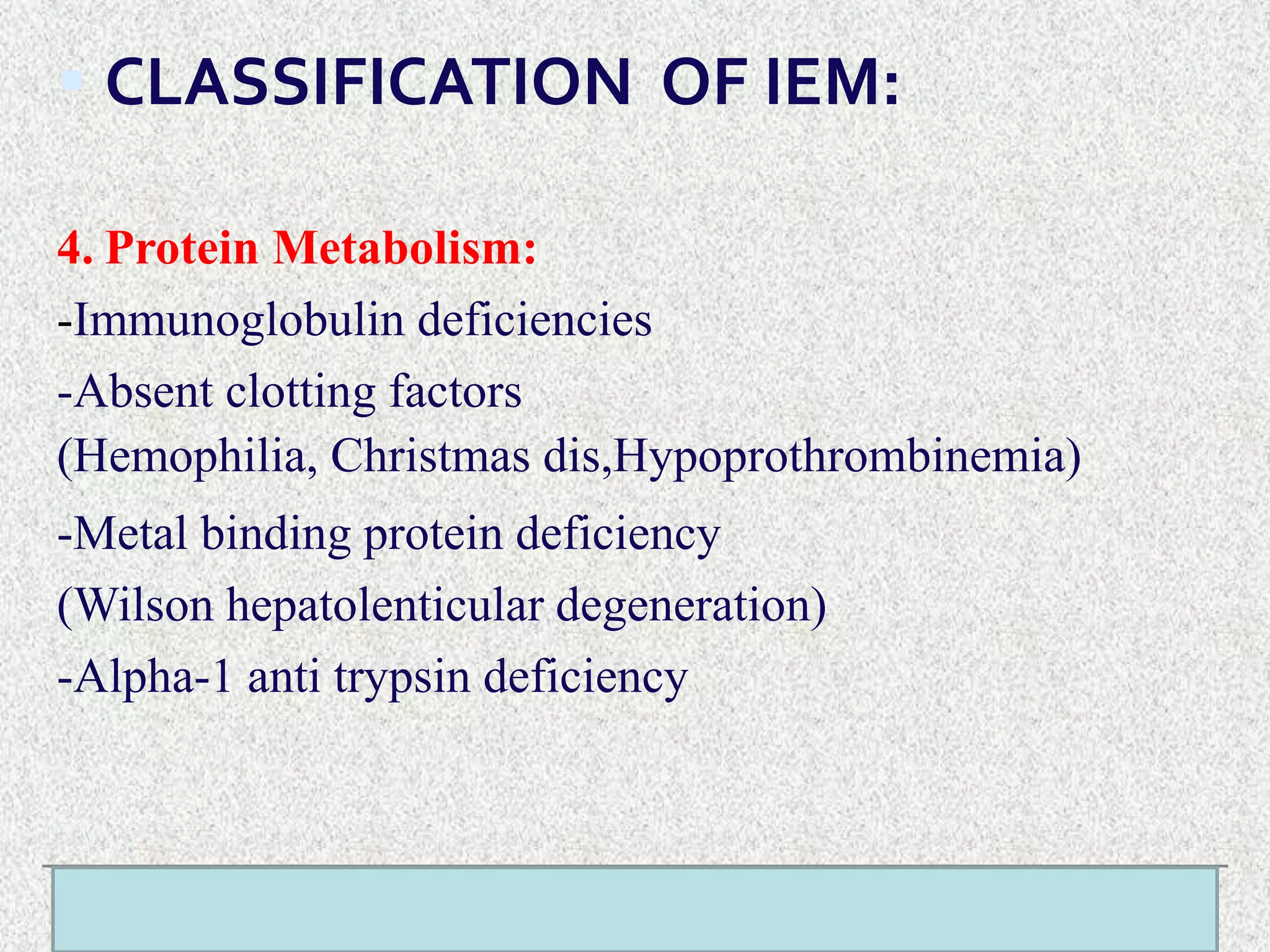 Inborn error of metabolism ( Prenatal & Newborn Screening ) | PPT