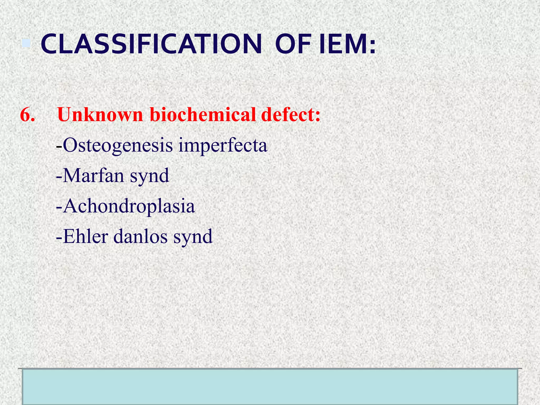 Inborn error of metabolism ( Prenatal & Newborn Screening ) | PPT