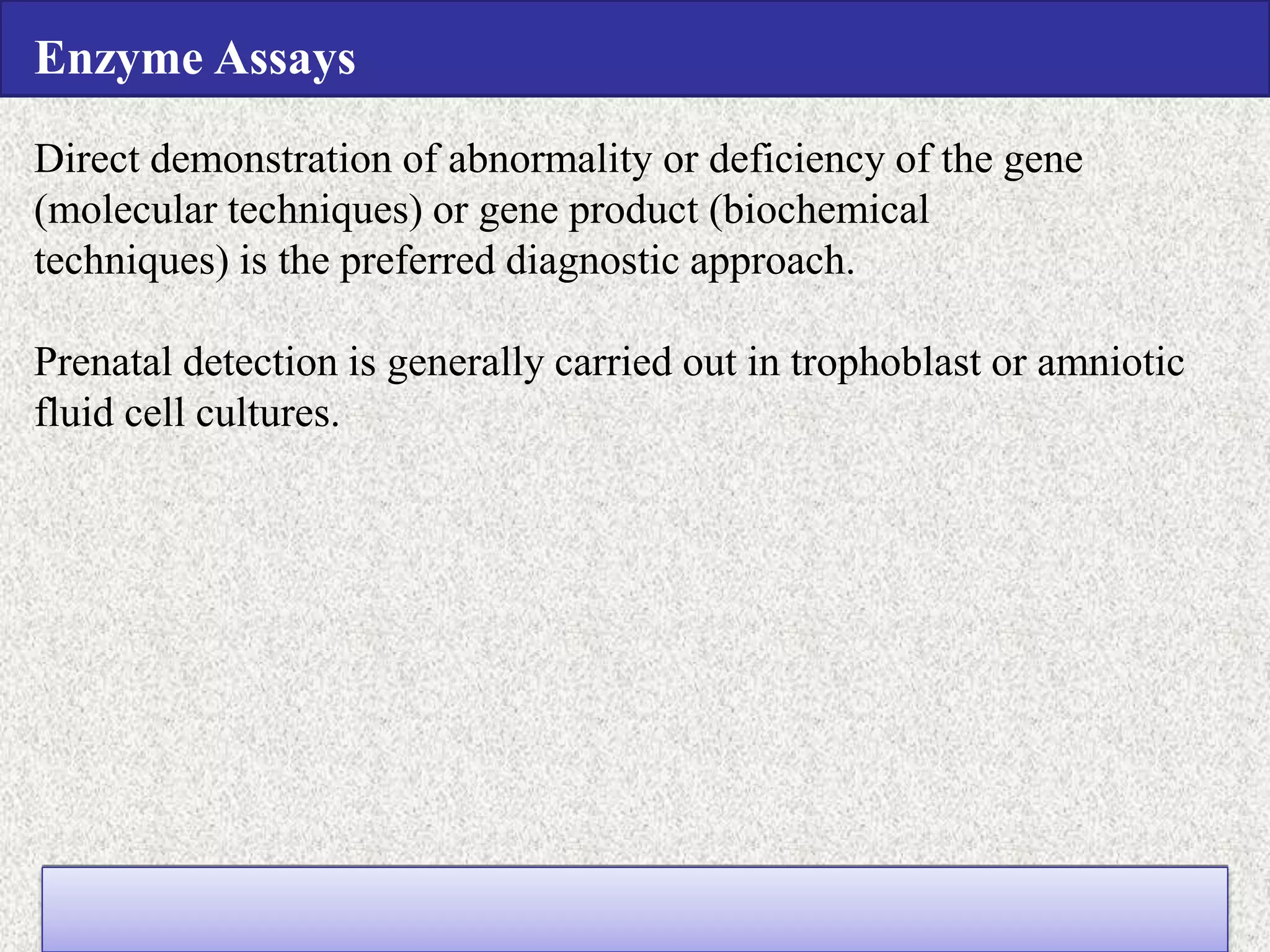 Inborn error of metabolism ( Prenatal & Newborn Screening ) | PPT