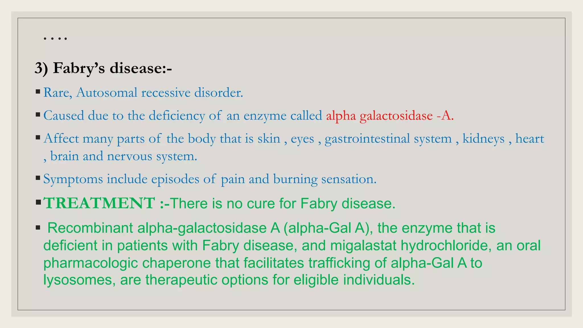 Inborn error of metabolism ppt | PPTX