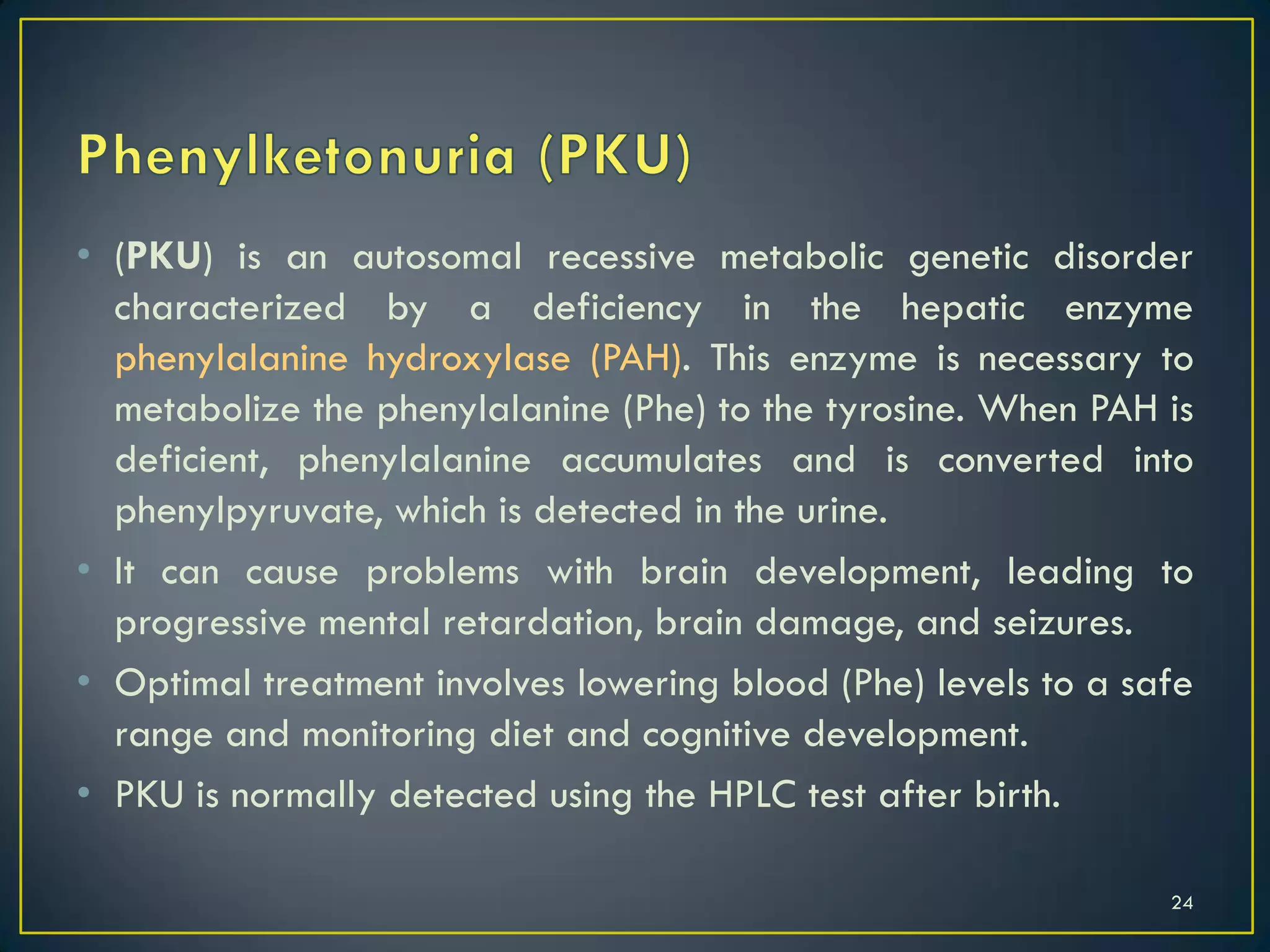 Inborn errors of metabolism | PDF