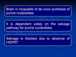 Inborn errors of purine and pyrimidine metabolism | PPTX | Endocrine ...