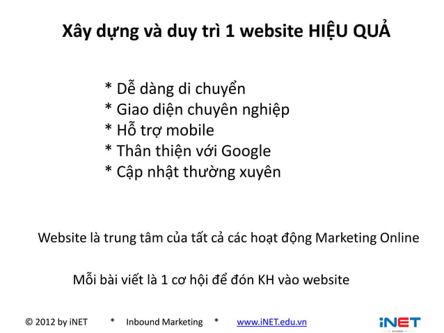 Inbound Marketing | iNET | PPT