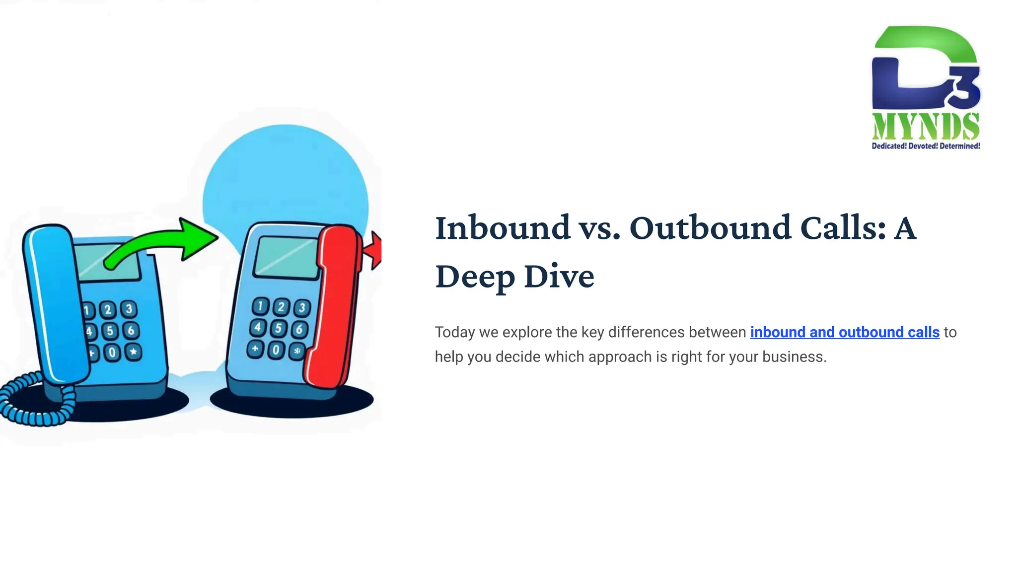 Inbound vs. Outbound Calls: A Deep Dive. | PDF