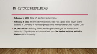 Jose RIZAL History and his travel Paris to berlin | PDF