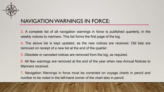 Updating and Correcting Nautical Charts. | PPT