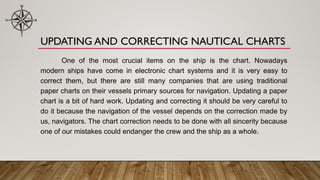 Updating and Correcting Nautical Charts. | PPTX