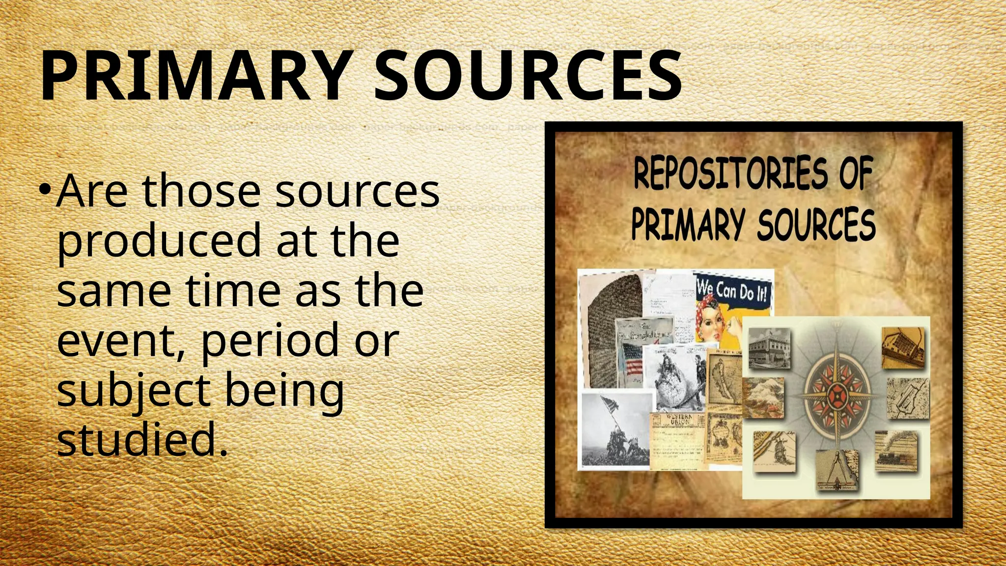 Historical Sources by CV DANIELA T. BONHOC | PPT