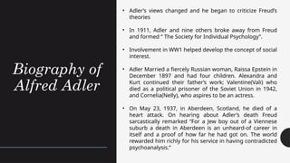 ALFRED ADLER jsjsjjajajsjsjajajajajajjajajajajaja | PPTX