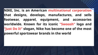 Nike Inc. Presentation for Grade 11 ABM. | PPTX