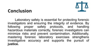 Forensic Chemistry Power Point Presentation | PPTX