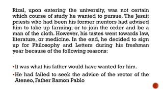 RIZAL AS A STUDENT IN MANILA Rizal Life and Works.pdf