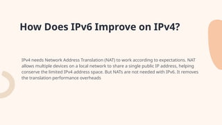 Understanding Ipv4 vs IPv6 key features difference.pptx