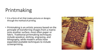 Comprehensive Overview of Visual Art Types and Media Forms | PPTX