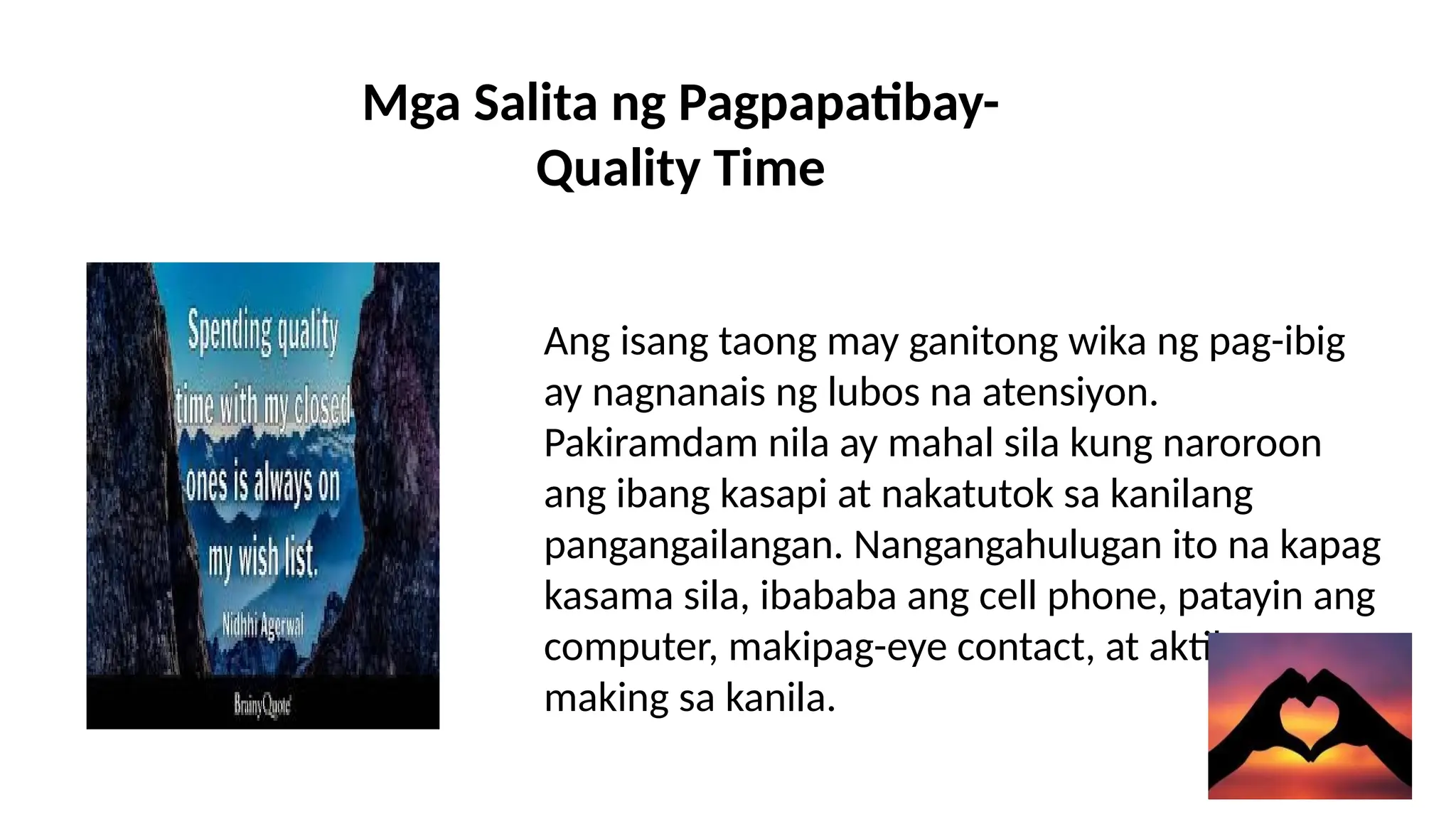 Aralin : Ang Pamilya- Mapagmahal ( Loving) | PPTX