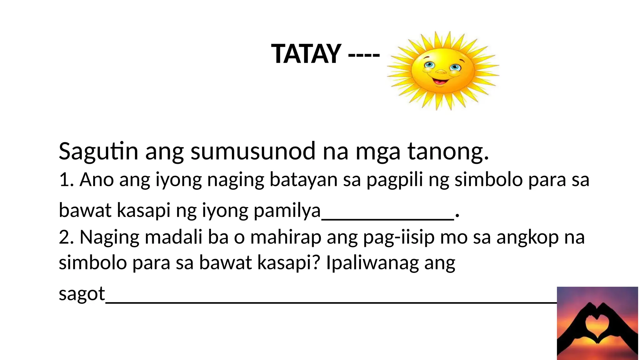 Aralin : Ang Pamilya- Mapagmahal ( Loving) | PPTX