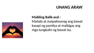 Aralin : Ang Pamilya- Mapagmahal ( Loving) | PPTX