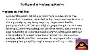 Aralin : Ang Pamilya- Mapagmahal ( Loving) | PPTX