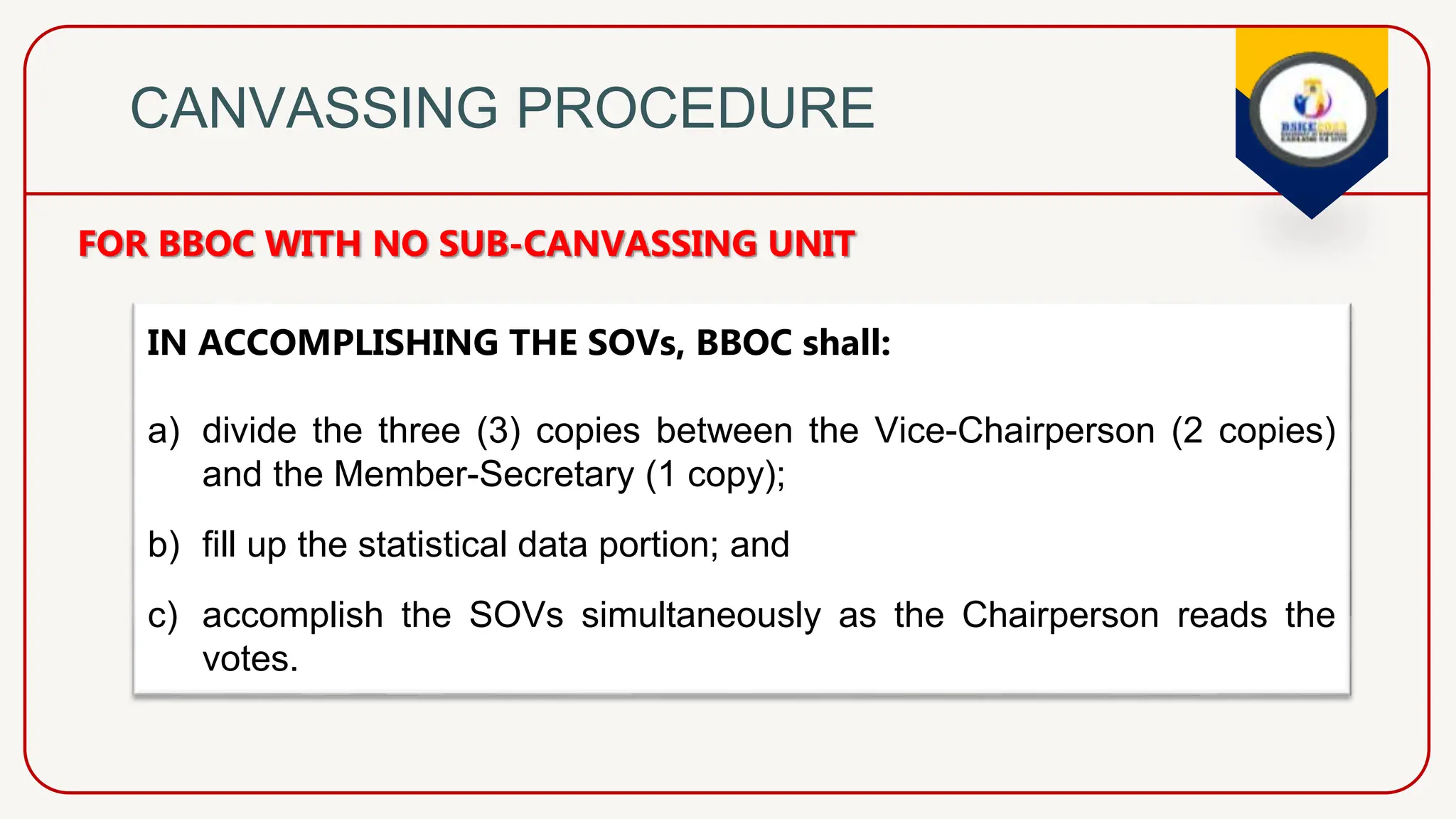 Election Canvassing Process in the Phils | PPTX