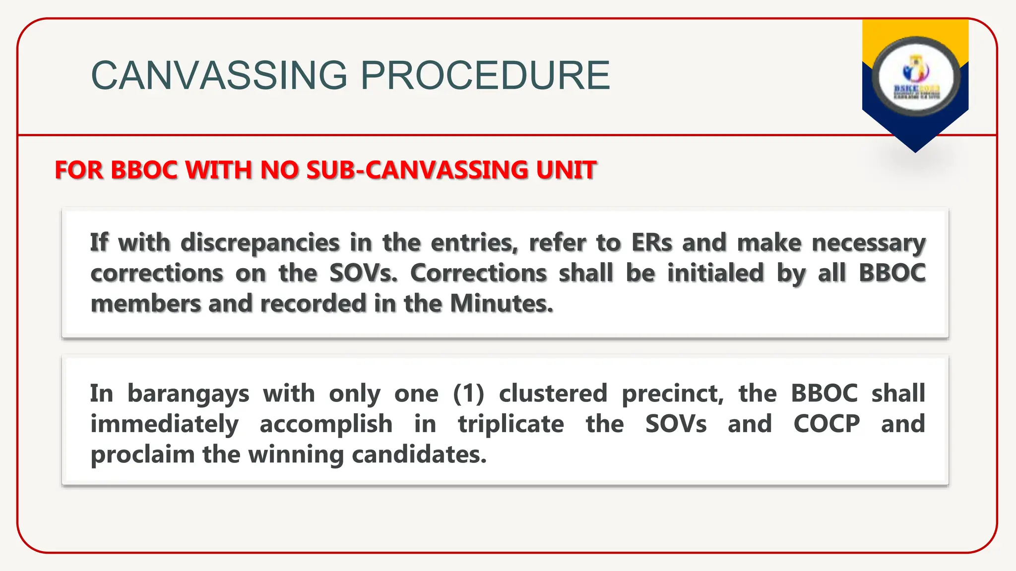 Election Canvassing Process in the Phils | PPTX