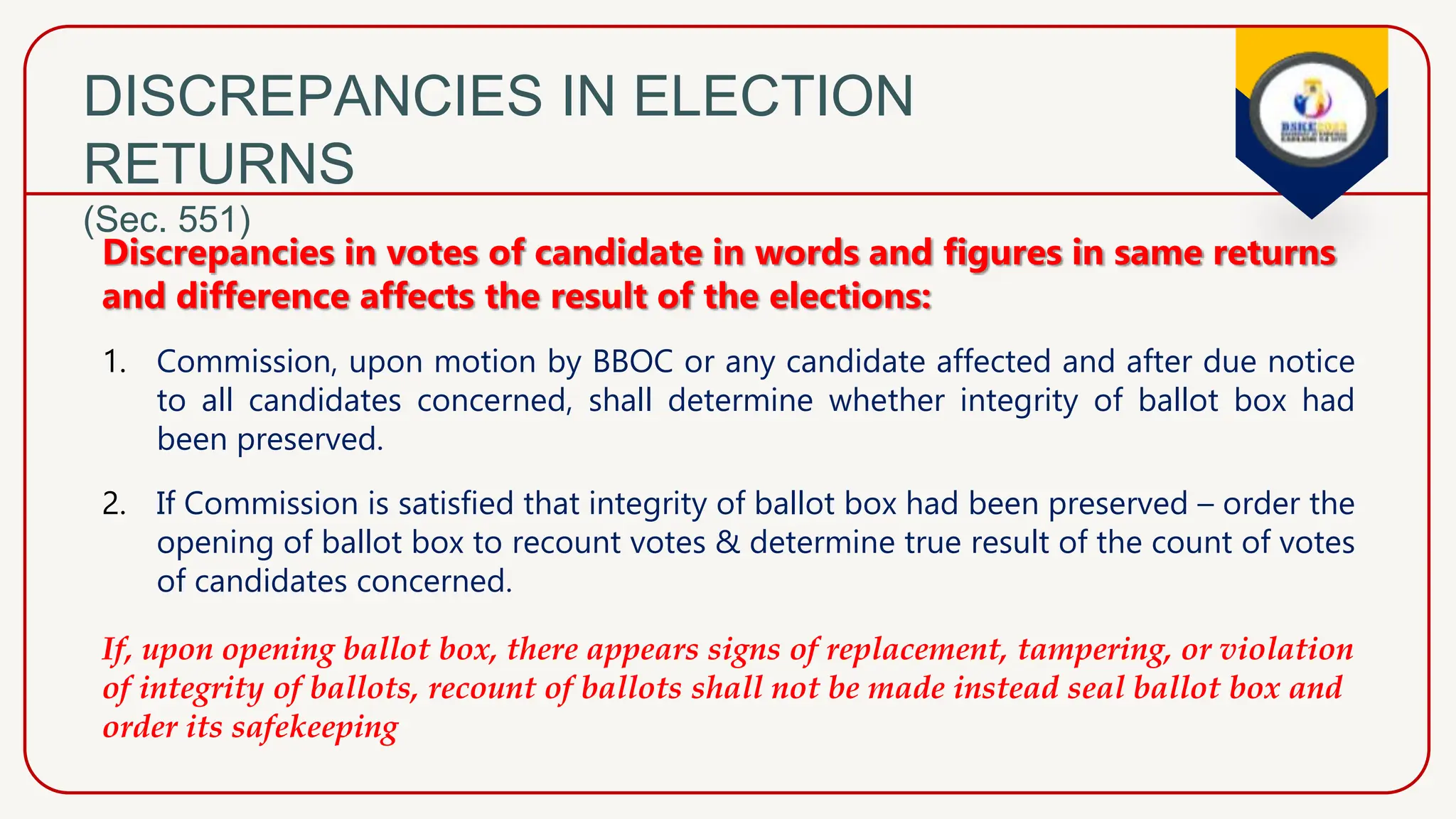 Election Canvassing Process in the Phils | PPTX